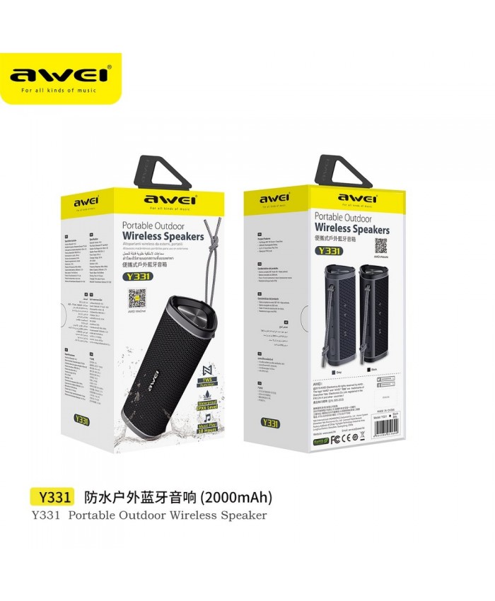 Awei Y331 Waterproof Portable Wireless Bluetooth Speaker